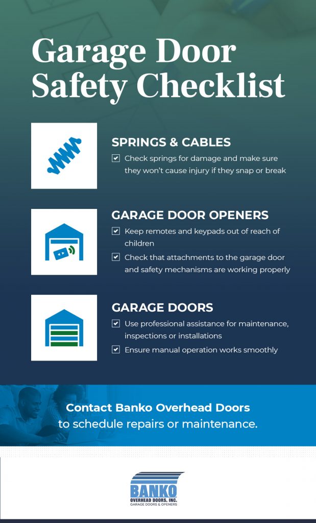 Garage Door Safety Tips - Banko