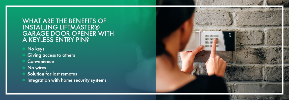 How to Add, Program or Change a LiftMaster Keyless Entry PIN | Banko ...